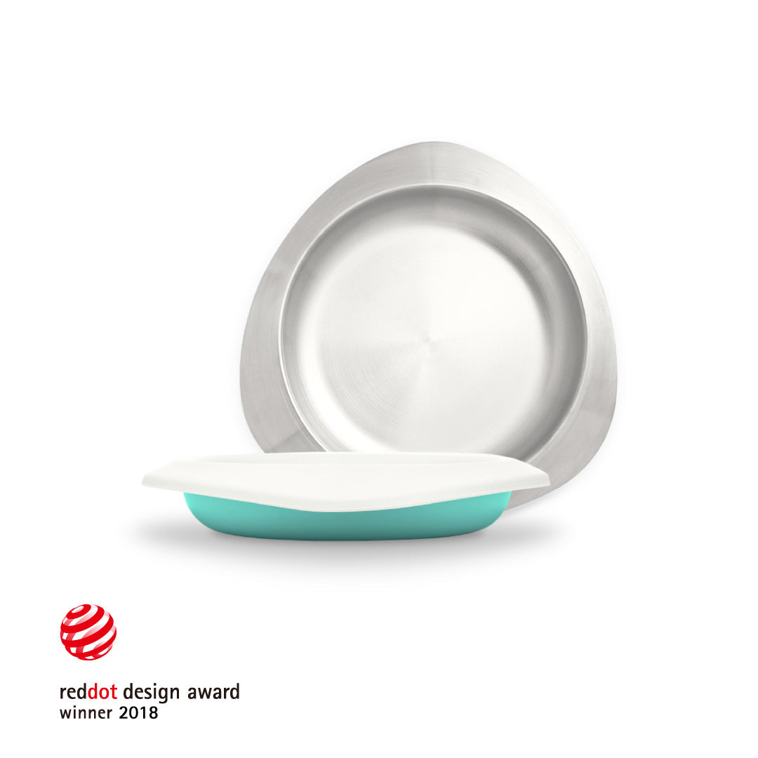 VIIDA｜兒童餐具界夢幻逸品，souffle 抗菌不鏽鋼餐盤